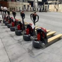 China 1500KG 2000KG New Portable Hydraulic Electric Forklift Hand Pallet Truck Jacks 24V Motor Electric Pallet Jack Workshop CE Approved for sale