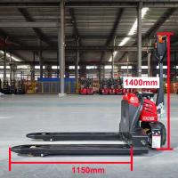 China 1500KG 2000KG New Portable Hydraulic Electric Forklift Hand Pallet Truck Jacks 24V Motor Electric Pallet Jack Workshop CE Approved for sale