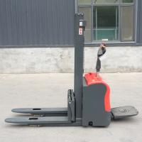 China Ce Electric Forklift Hydraulic Stand-On Full Electric Stacker 2m 3m 4m 5m Electric Hydraulic Pallet Stacker Pallet Lifter for sale