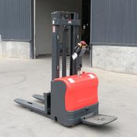 China Ce Electric Forklift Hydraulic Stand-On Full Electric Stacker 2m 3m 4m 5m Electric Hydraulic Pallet Stacker Pallet Lifter for sale