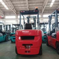 China 3 Ton 5 Ton Diesel Forklift CPC-30 3000kg Diesel Engine Forklift Truck 3m Lifting Height Solid Tire for Construction Warehouse for sale