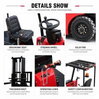 China 1500kg Mini Electric Forklift Lead-Acid Battery Solid Tires Electric Side Shifter-Compact Pallet Stacker for Small Warehouses for sale