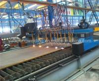 China 220V CNC Plasma Flame Cutting Machine 4000mm For Steel Plate Sheet for sale