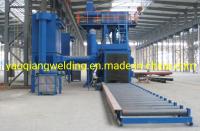 China Ce Certificate H Beam Dust Cleaning Through Type Blaster Machine Automatic for sale