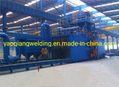 China Pass Through H Beam Shot Blasting Machine For Box Beam 1000*2000 120T/H for sale