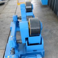 China 1.5kw Self Aligning Tank Vessel Welding Rotator 3300mm Rubber Wheels Turning Roll for sale