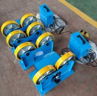 China Steel Wheel Welding Rotator Self Adjustable Turning Rolls 1000mm 0.35kw for sale