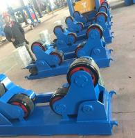 China Adjustable Turning Rolls Welding Rotator HGZ Rubber And Steel Wheel 3500mm for sale