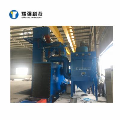 China 10 Heads Roller Conveyor Shot Blasting Machine 8 Heads for sale