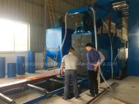 China 10 Heads Roller Conveyor Shot Blasting Machine 8 Heads for sale