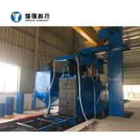 China Blue Burnishing Steel Pipe Shot Blasting Machine Descaling Stripping for sale