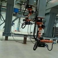 China 6 Axis 2000mm 8kg Robotic Welding Equipment With Control Cabinet for sale