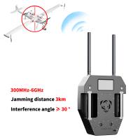 China IP65 Protected Handheld Drone Jammer with 300MHz-6000MHz Detection and Multi-Band Jamming for Portable UAV Defense for sale