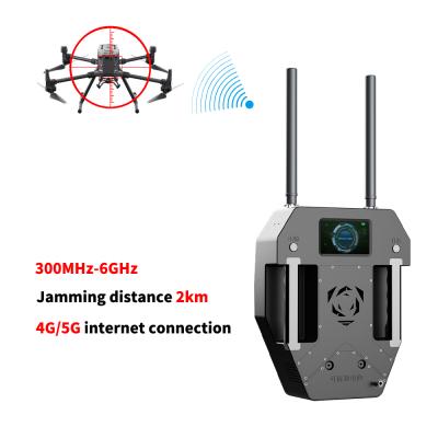 China 4G/5G networking, low price, 300-6000MHz full frequency coverage JDY-300T UAV defense device for sale