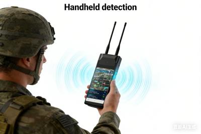 China Multi-functional handheld 2.4GHz and 5.8GHz signal detection device for sale