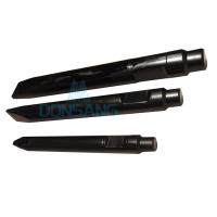 China 58HRC 40 Cr Hydraulic Breaker Parts Chisel 100mm Moil Point Chisel Suitable Hydraulic Rock Hammer DS8C for sale