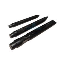 China Hydraulic Rock Hammer Chisel Diameter 100mm Hydraulic Breaker Chisel 42 CrMo Hydraulic Breaker Bits DS8C for sale