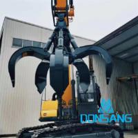 China 0.8m3 Excavator Grapple Attachment Hydraulic Grapple For Excavator 50T for sale
