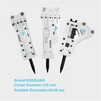 China 20 Tons 25 Tons Excavator Hydraulic Hammer Breaker 135mm Wide Hydraulic Rock Hammer HB20G for sale