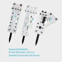 China 20 Tons 25 Tons Excavator Hydraulic Hammer Breaker 135mm Wide Hydraulic Rock Hammer HB20G for sale