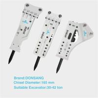 China Chisel 165mm Hydraulic Hammer Breaker For 30 Ton 35 Ton 40 Ton Excavator for sale