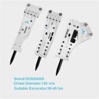 China 300 Bpm Open Type Hydraulic Hammer Breaker Chisel Length 1700mm for sale