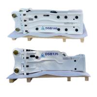China Open Type Excavator Hydraulic Breaker 140mm Wide Chisel Rock Hammer Attachment for sale