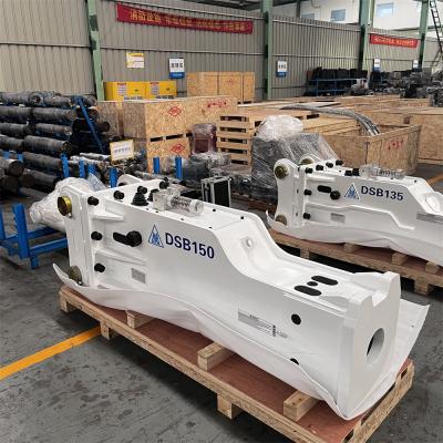 China 100mm Wide Chisel Hydraulic Rock Breaker Box Type For 15 Ton Mini Excavator for sale