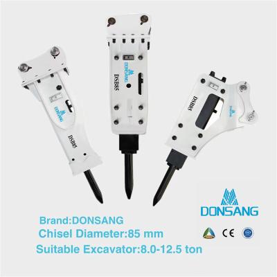 China 800Bpm Excavator Hydraulic Breaker Thicken Bracket 20Mm Hydraulic Rock Breaker Chisel 85Mm Wide for sale