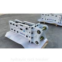 China Top Type 28 Ton Excavator Hydraulic Breaker 140mm Wide Chisel for sale
