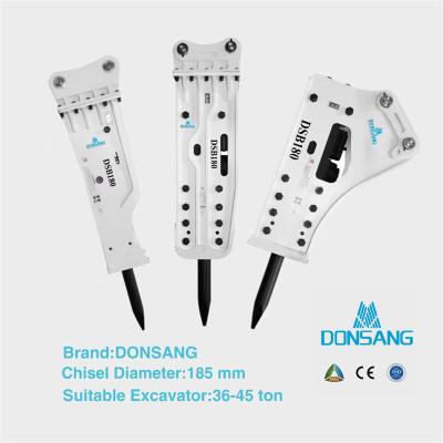 China Top Type 28 Ton Excavator Hydraulic Breaker 140mm Wide Chisel for sale