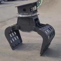 China Donsang Excavator Attachment Wood Log Grapple With Max Open Up To 2300 MM for sale