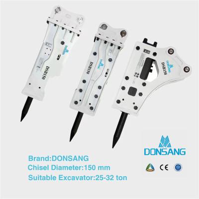 China Chisel 68Mm Wide Hydraulic Rock Breaker Mini 4.8-8.0 Tons Excavator Rock Hammer for sale