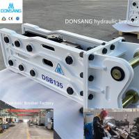 China 20 Tons Excavator Hydraulic Breaker Hammer 140mm Wide Chisel Box Type Rock Hammer for sale