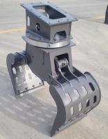 China Black Log Grapple For 20 - 30 Tons Excavator Attachment for sale