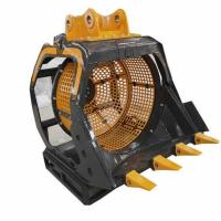 China Rotating Screening Bucket Rotating Screening Bucket Excavator Rotating Screening Bucke Crusher Bucket Suitable 36 Tonne for sale