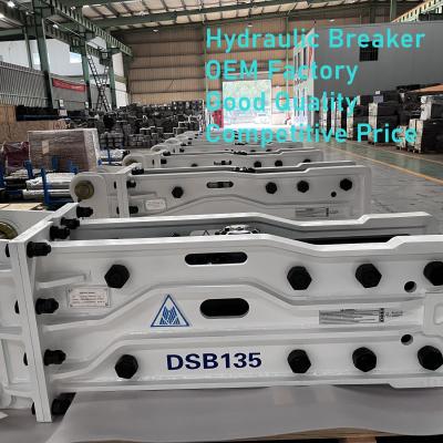China Excavator Hydraulic Breaker Mining Tunnel Rock Drilling Excavation Concrete Breaking Dismantling Equipments for sale