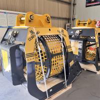 China Excavator Attachment Rotating Screening Bucket Rotating Screening Bucket Excavator Rotating Screening Bucke Crusher Bucket For Sale for sale