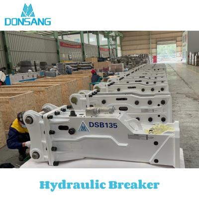 China Hydraulic Rock Breaker Hydraulic Demolition Hammer Chisel 140 mm Breaking Barriers with Confidence DONSANG Hydraulic Rock Breaker Robust Hydraulic Attachments for Tough Job Sites for sale