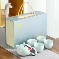 China Multi Color Printing Hand Gift Box Set Ceramic Xishi Pot Tea Set for Agriculture for sale
