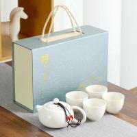 China Multi Color Printing Hand Gift Box Set Ceramic Xishi Pot Tea Set for Agriculture for sale