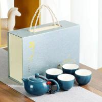 China Multi Color Printing Hand Gift Box Set Ceramic Xishi Pot Tea Set for Agriculture for sale