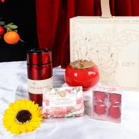 China The Gold List Persimmon Ruyi Hand-Held Souvenir Set 2 Color Graphics Collectible for sale