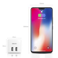 China Small Wireless Socket with 2 Holes and 2 USB Ports Intelligent Converter Customer's Logo for sale
