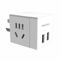 China Small Wireless Socket with 2 Holes and 2 USB Ports Intelligent Converter Customer's Logo for sale