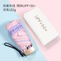 China Customer's Logo Colored Glue Ultra Lightweight Carrying Pocket Umbrella 50% Discount for sale