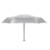 China Mini Titanium Silver 50% Fold Pocket Umbrella Employee Welfare Gift for All Occasions for sale