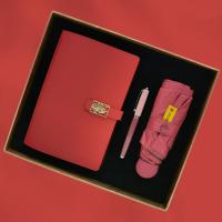 China -Chic Business Gift Set Notebook Signature Pen Sunny Umbrella for Business Incentives for sale