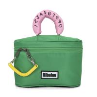 China Logo Makeup Bag Waterproof Nylon with Contrasting Color Storage Bag Great Employee Gift for sale