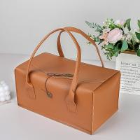China Leather Hand Carrying Business Gift Set Toothpaste Shower Gel Shampoo Soap Cup Sleeve for sale